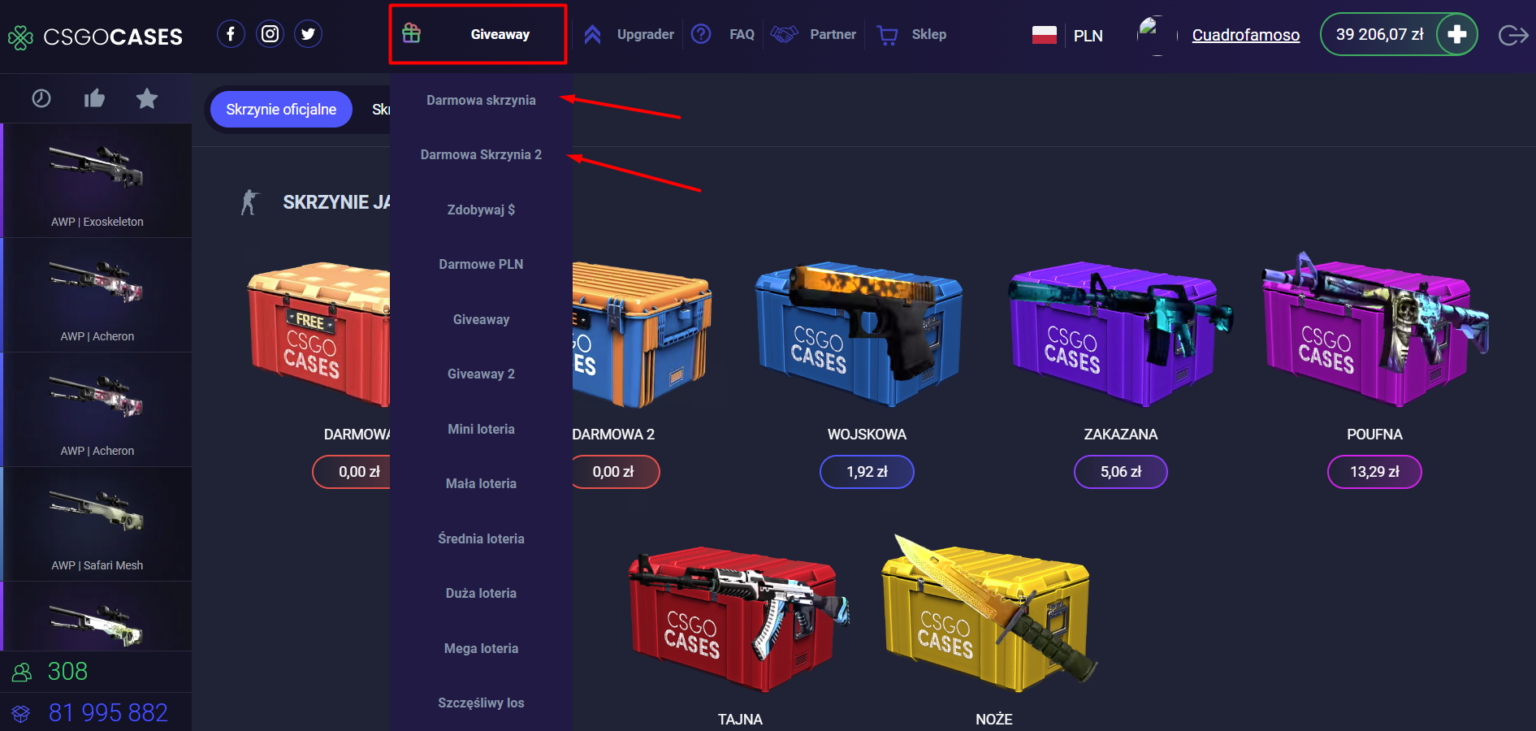 CSGOCASES | Kod Promocyjny | Odbierz 4 zł za rejestracje